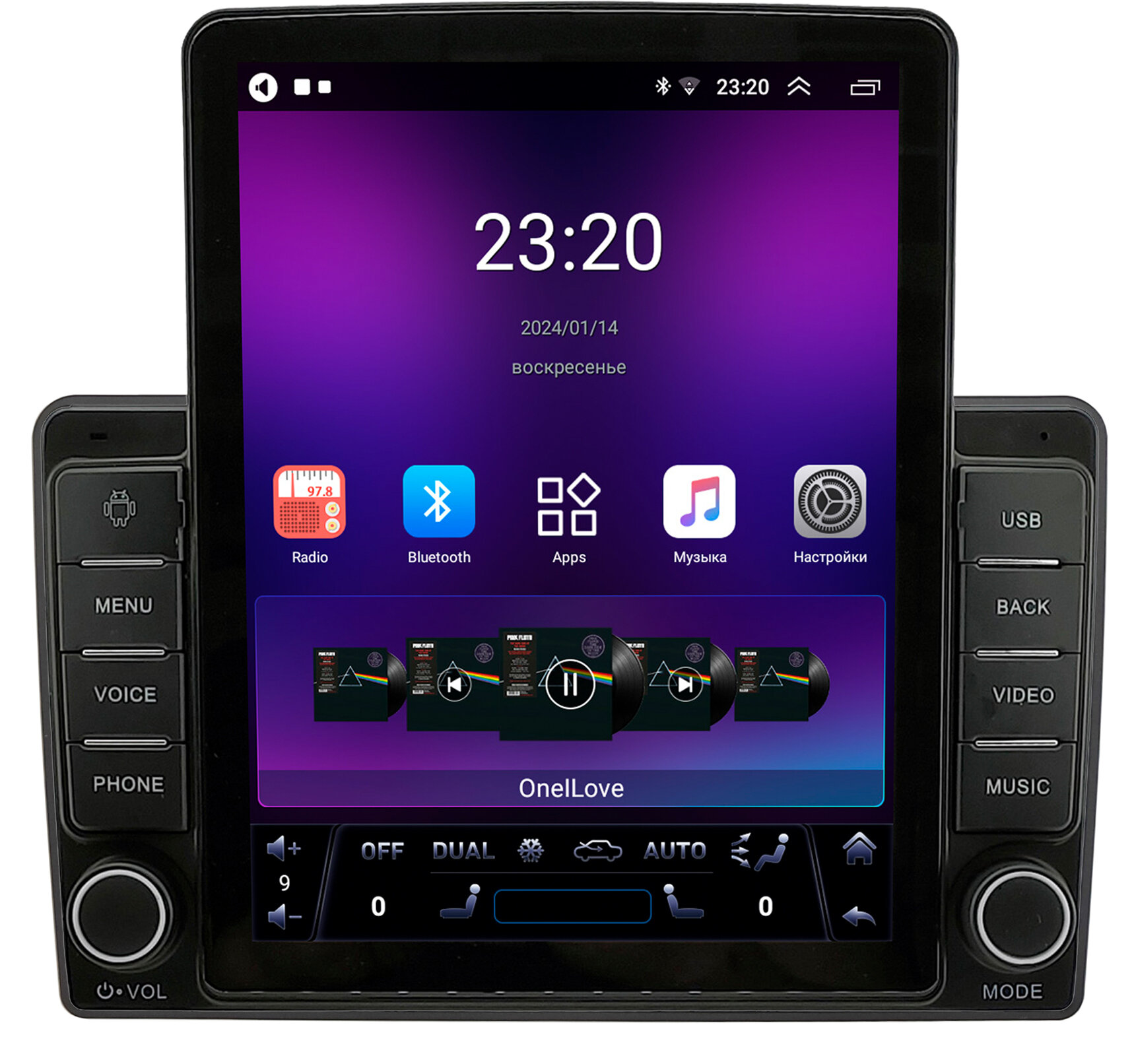 Штатная магнитола Toyota Corolla (E110), Sprinter Carib 1995-2002 (Левый руль, в верхнюю часть) Canbox GTR095-9-0572 Android 10 (QLed, 4/64, DSP, CarP