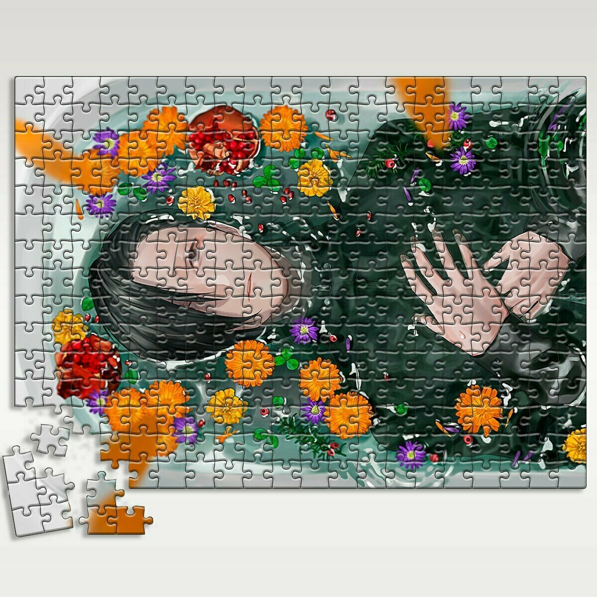 Пазл картонный А3: модель Аниме Магическая Битва - 6487