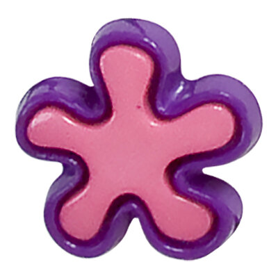 Пуговица "Gamma" AY 9900 28 " ( 18 мм) №335/284 розовый/сиреневый