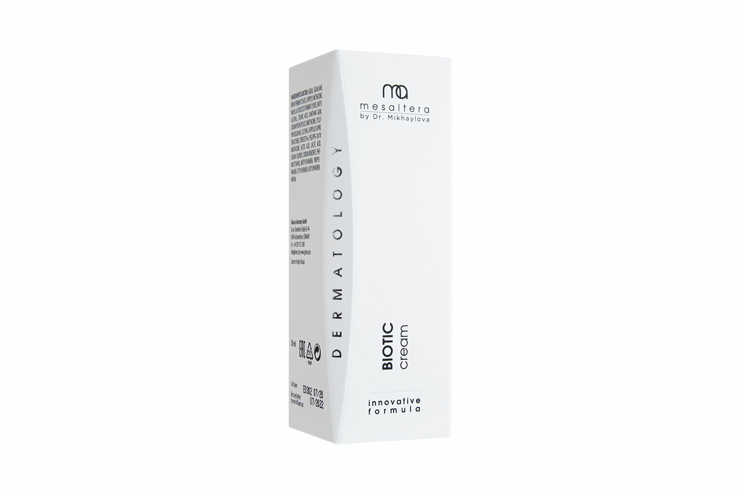 Mesaltera by Dr. Mikhaylova BIOTIC CREAM Крем для лица с пробиотиками и пребиотиками 50 мл