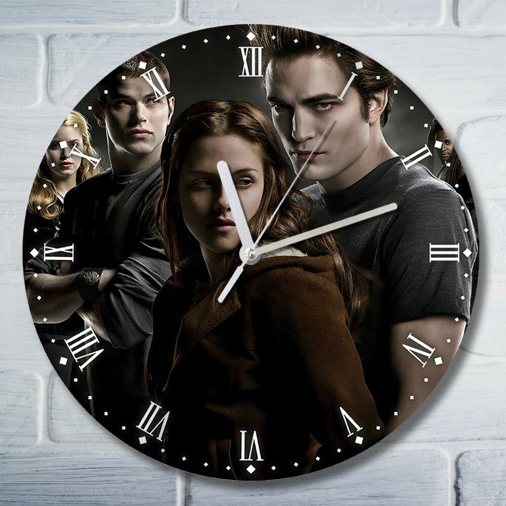 Настенные часы УФ "фильм сумерки (белла, эдвард, джейкоб, каллены, twilight) - 10441"