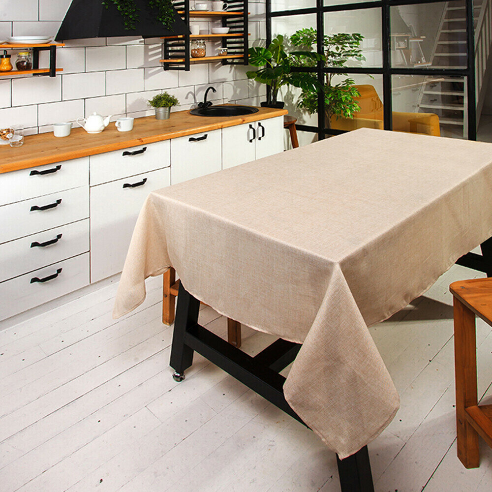 Скатерть из Италии на прямоугольный стол 140х230 см, Servalli /100% полиэстер