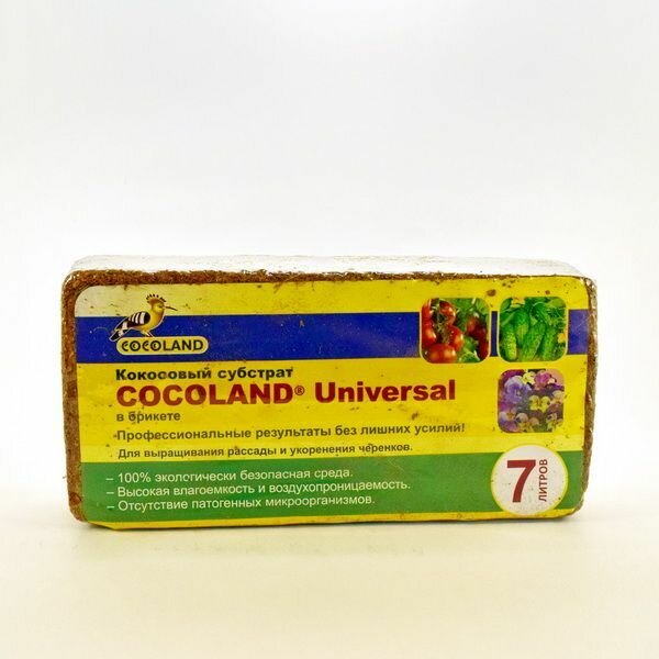 Субстрат кокосовый Universal в брикете 7 литров