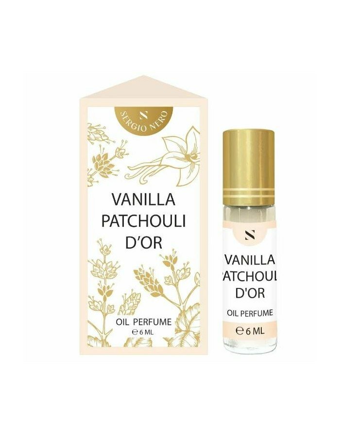 Sergio Nero Женский Vanilla Patchouli D'Or Oil Perfume Духи (parfum) ролик 6мл