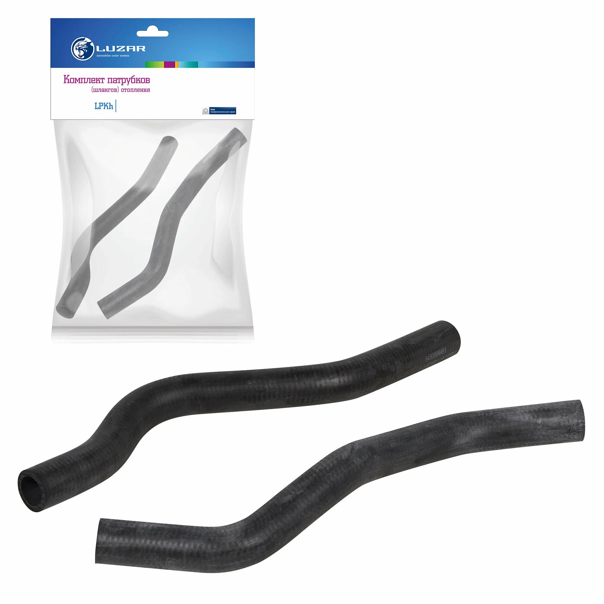 Патрубок отопителя ВАЗ LADA Largus FL (21-) 1,6 8кл. 2шт. (LUZAR)