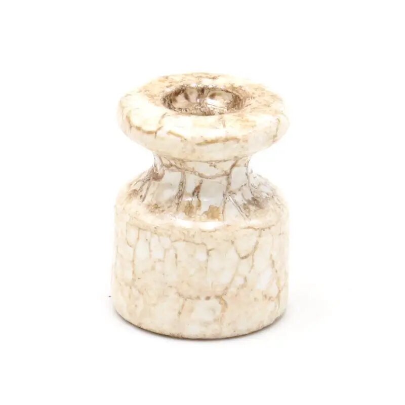 Керамические изоляторы для проводов 10/50 шт 50 pieces, Zinc Screw, Marble