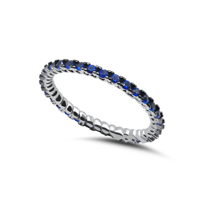 Кольцо, серебро, 925 проба, фианит