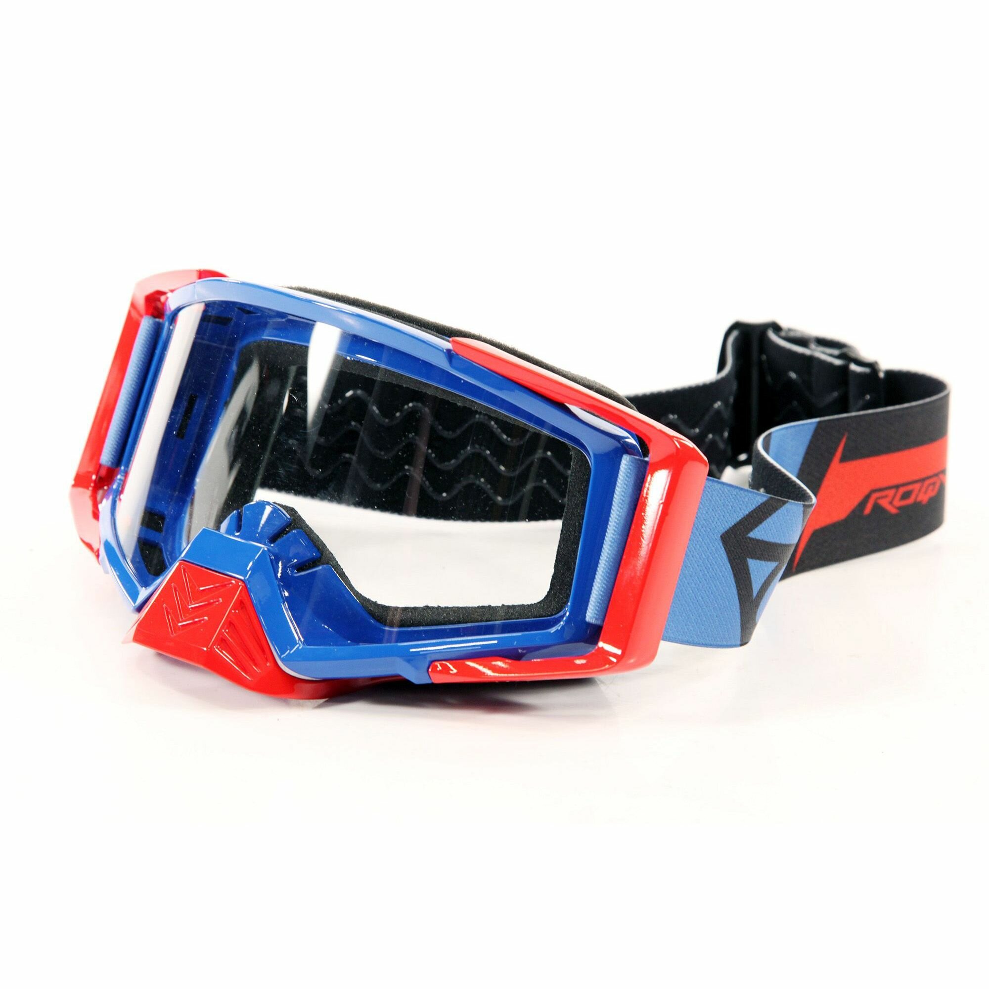 Очки мото ROQVI FLASH сине-красный