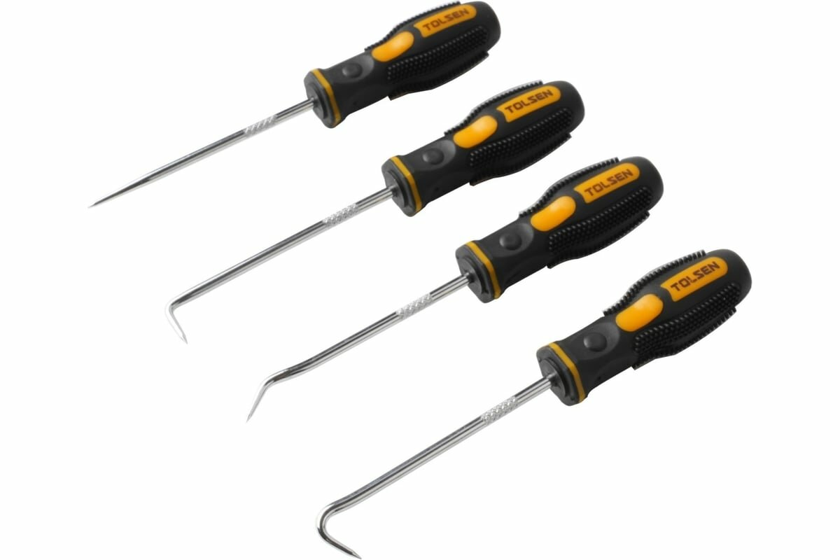 TOLSEN Набор для демонтажа сальников и колец, 4 предмета 20190
