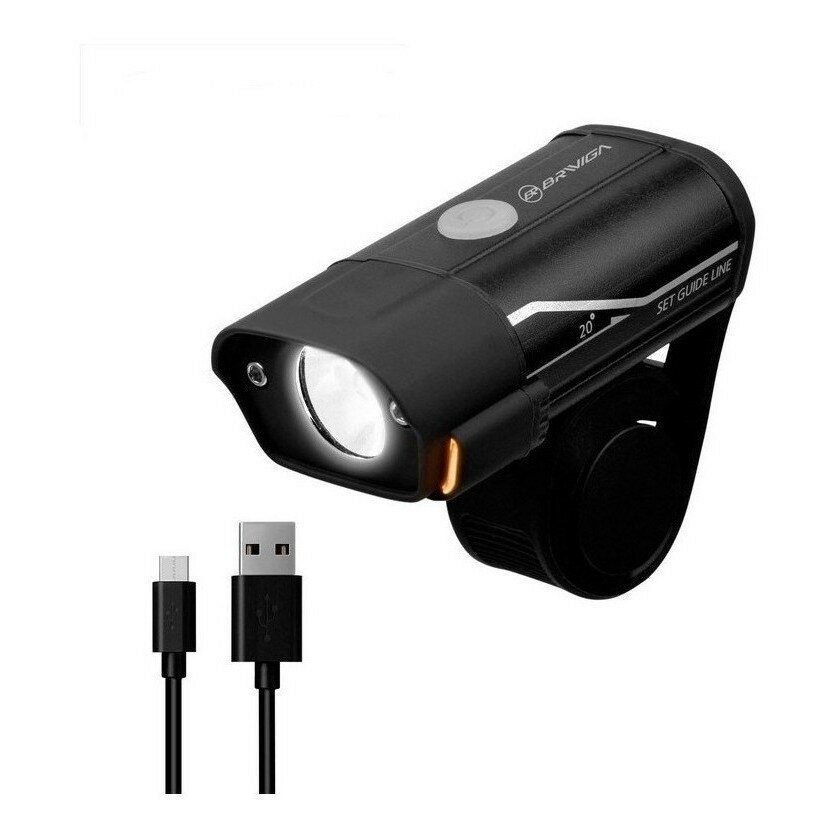 Велофонарь на руль Briviga EBL-3291 USB 400 люмен. Два диода CREE XP-G2, световой поток 400 лм. Встроенный аккумулятор ёмкостью 850 мАч.