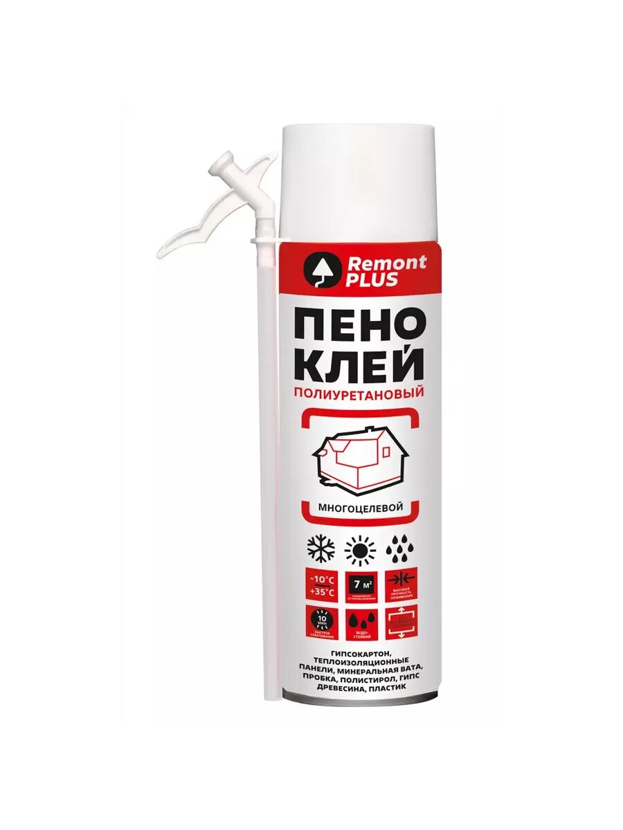Клей-пена монтажный для различных поверхностей 380 мл