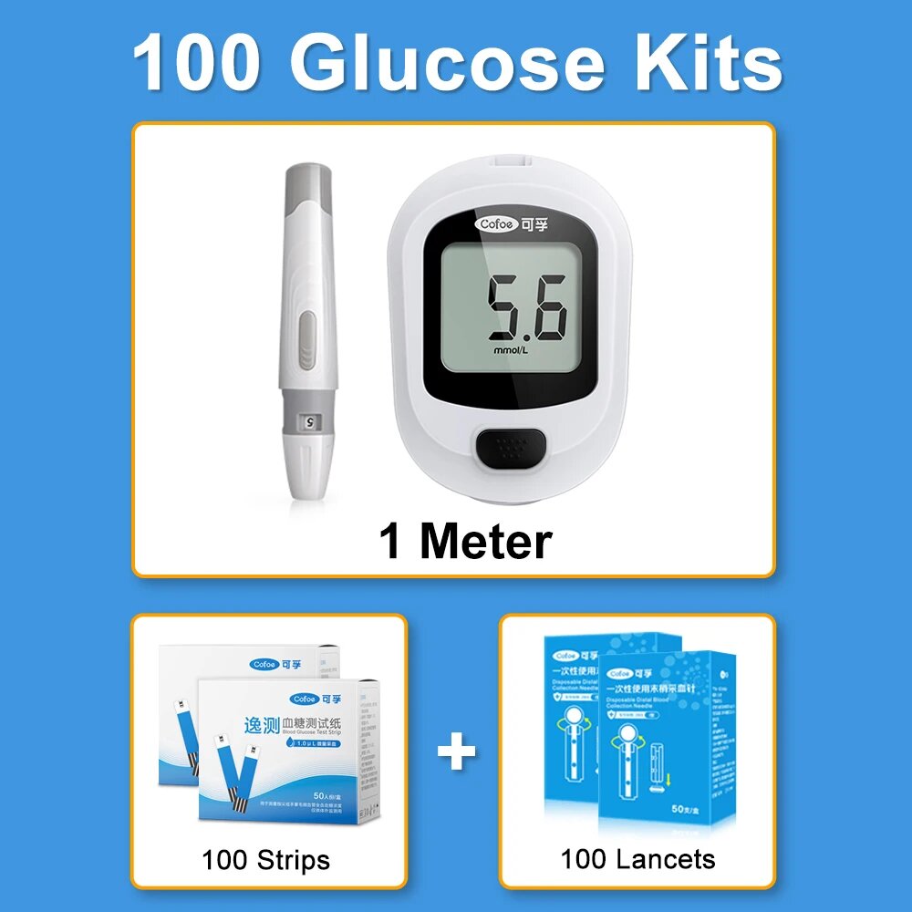 Cofoe Yice глюкометр KF-A03-C 100 glucose kits