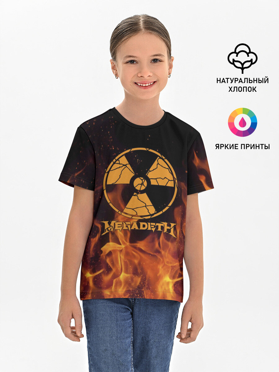 Футболка хлопковая детская Megadeth