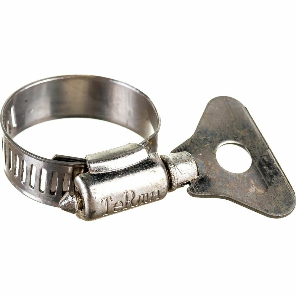 Хомуты червячные, металлический ключ, сталь, 19-29 мм, 10 шт.