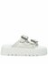 Сандалии Casadei Mule Dei Mexico, размер 40, white
