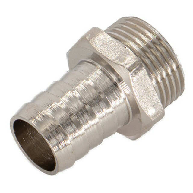 Штуцер 1НР х 25 мм универсальный пластиковый соединитель для трубопроводной сантехники