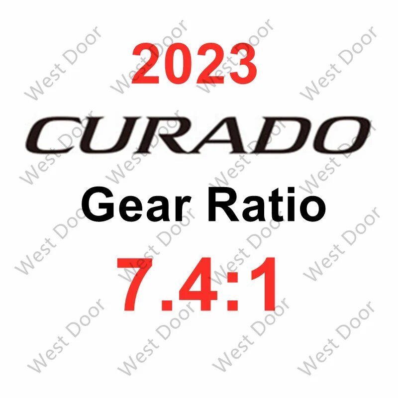 Оригинальная рыболовная катушка SHIMANO CURADO 200 2023 года, Левая рука, Gear ratio 7.4