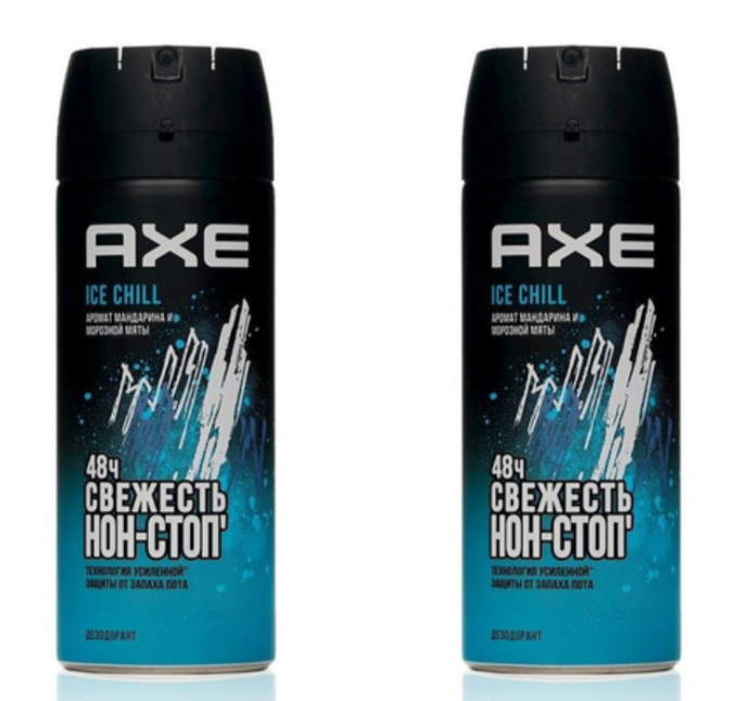 АКС дезодорант спрей мужской Ice chill, 150 мл - 2 шт
