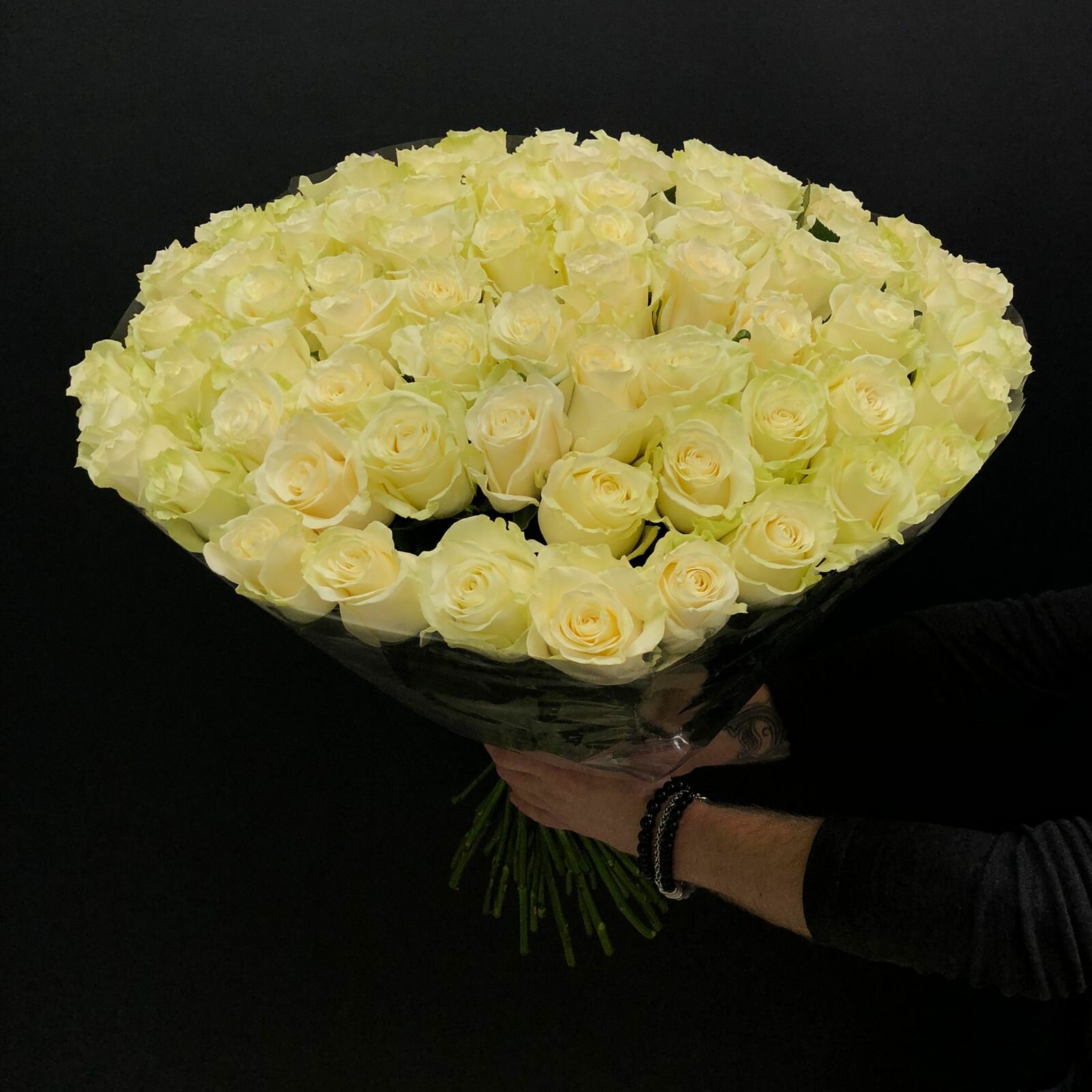 Роза Мондиал - 75 штук, 70 см