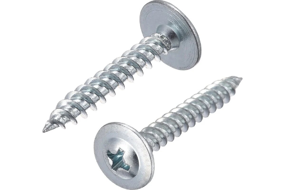 Metiz-A2 Саморез с прессшайбой ART.9999 4,2x32 мм А2, самонарезающий, крест/шл «клоп», 10 шт 999924232 10