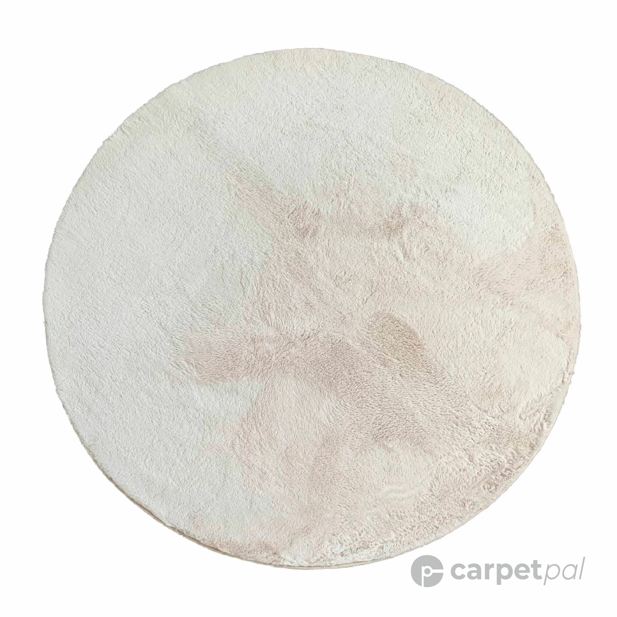 Ковер на пол CARPETPAL "Мальдивский песок" круглый 1,2*1,2м