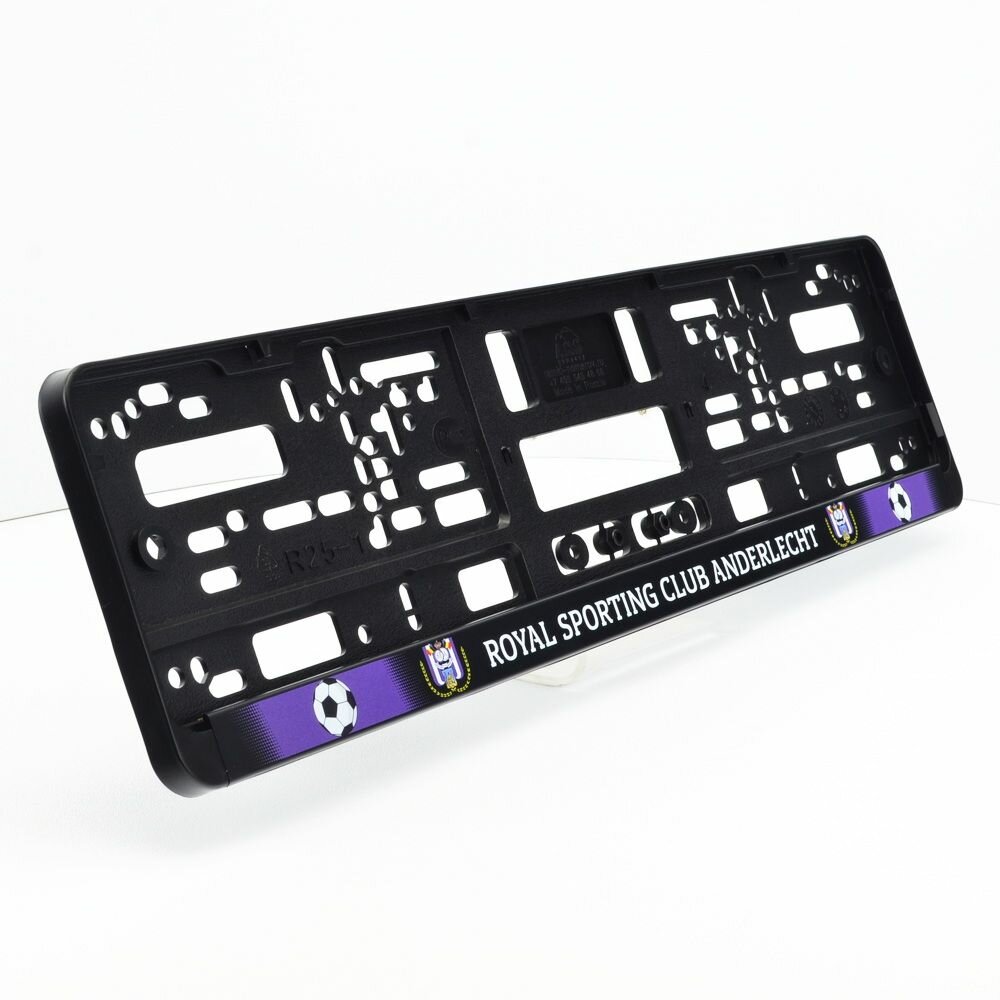 Anderlecht. Комплект из двух рамок для госномера с надписью. Футбольная серия. Андерлехт