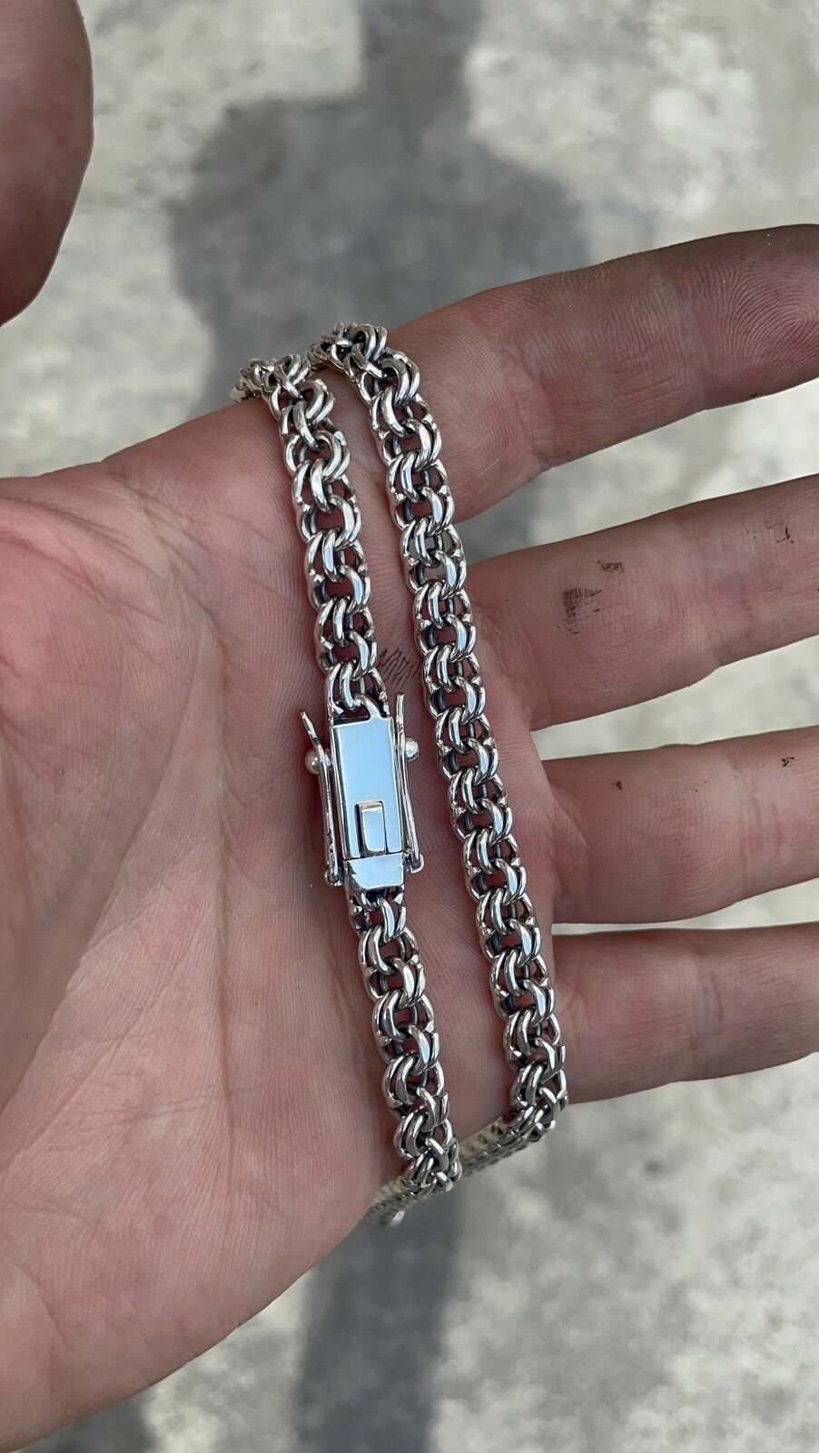 Цепь серебро, 925 проба