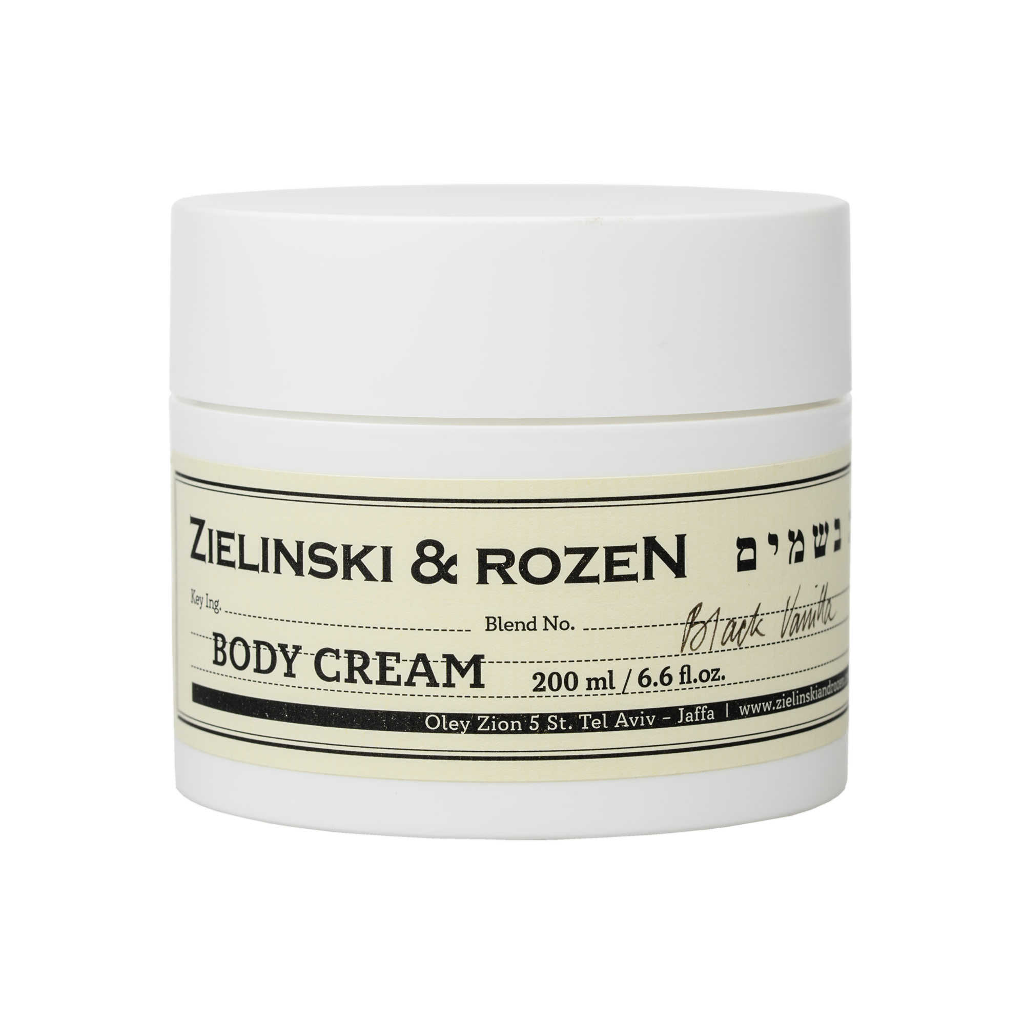 Zielinski & Rozen Крем для тела Черная Ваниль(200мл)