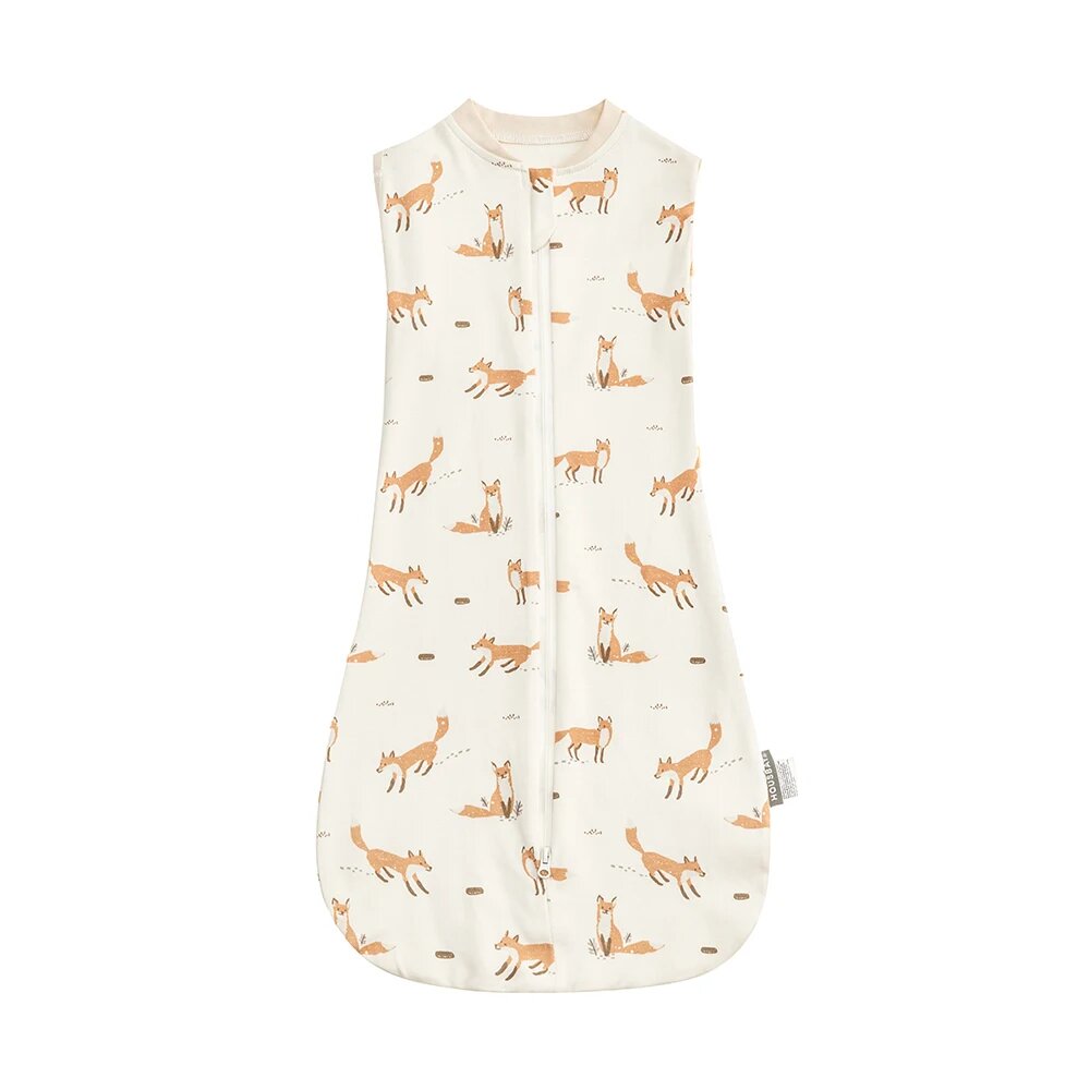 Детский спальный мешок HOUSBAY летний хлопковый 75cm(6-12M), fox