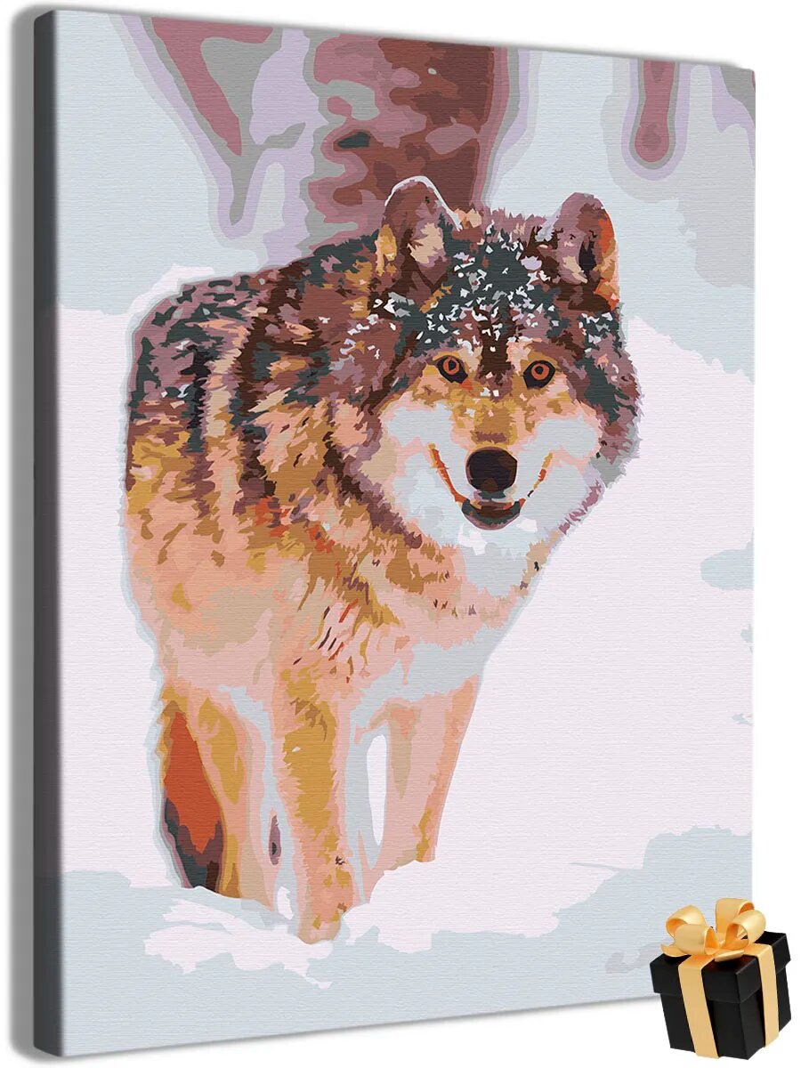 Картины по номерам Волк