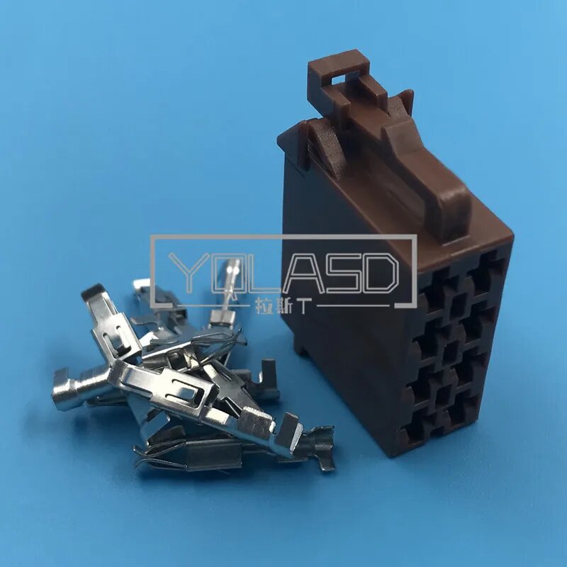 1 комплект, 8-полосный автомобильный разъем для CD ремней, автомобильная магнитола, Female 1 Set