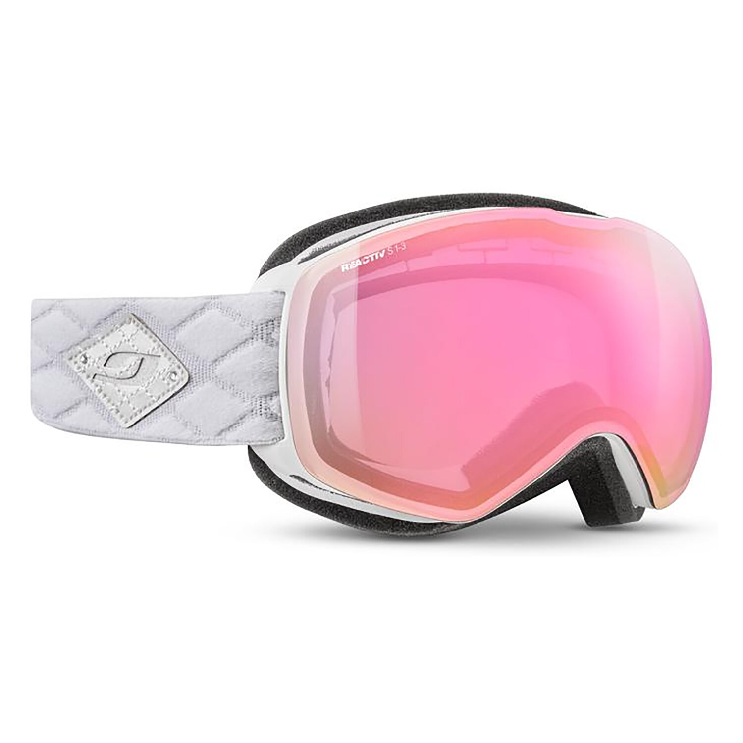 Маска горнолыжная Julbo Proxima White/Reactiv S1-3 High Contrast/Pink Flash (US: M)
