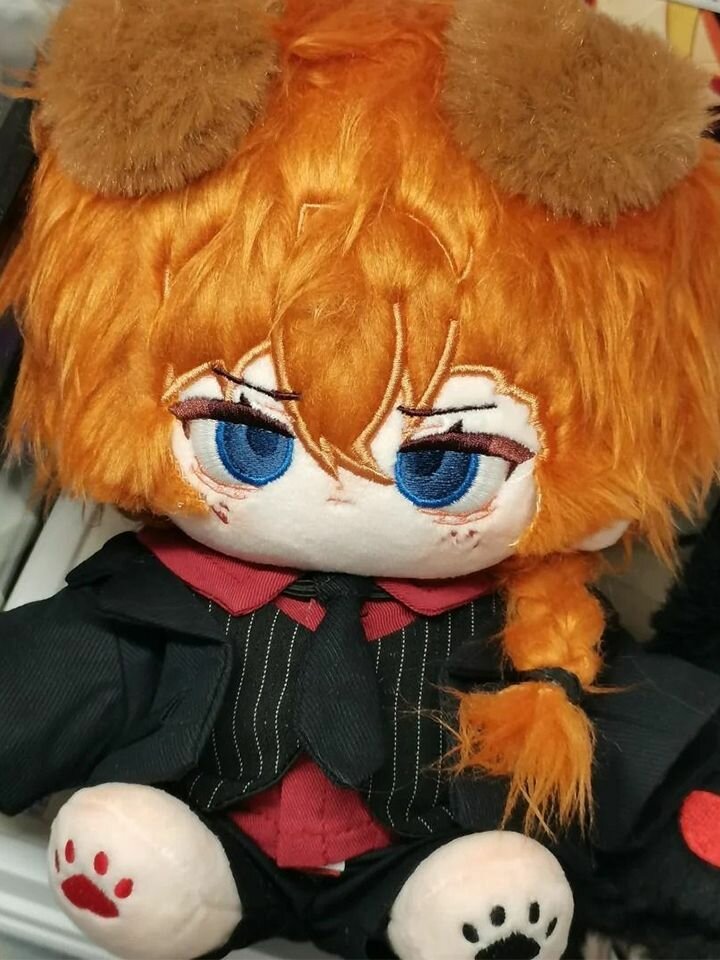 20 см Накахара Чуя аниме плюшевая игрушка , ролевая игра хлопковая кукл . Бродячие собаки Бунго