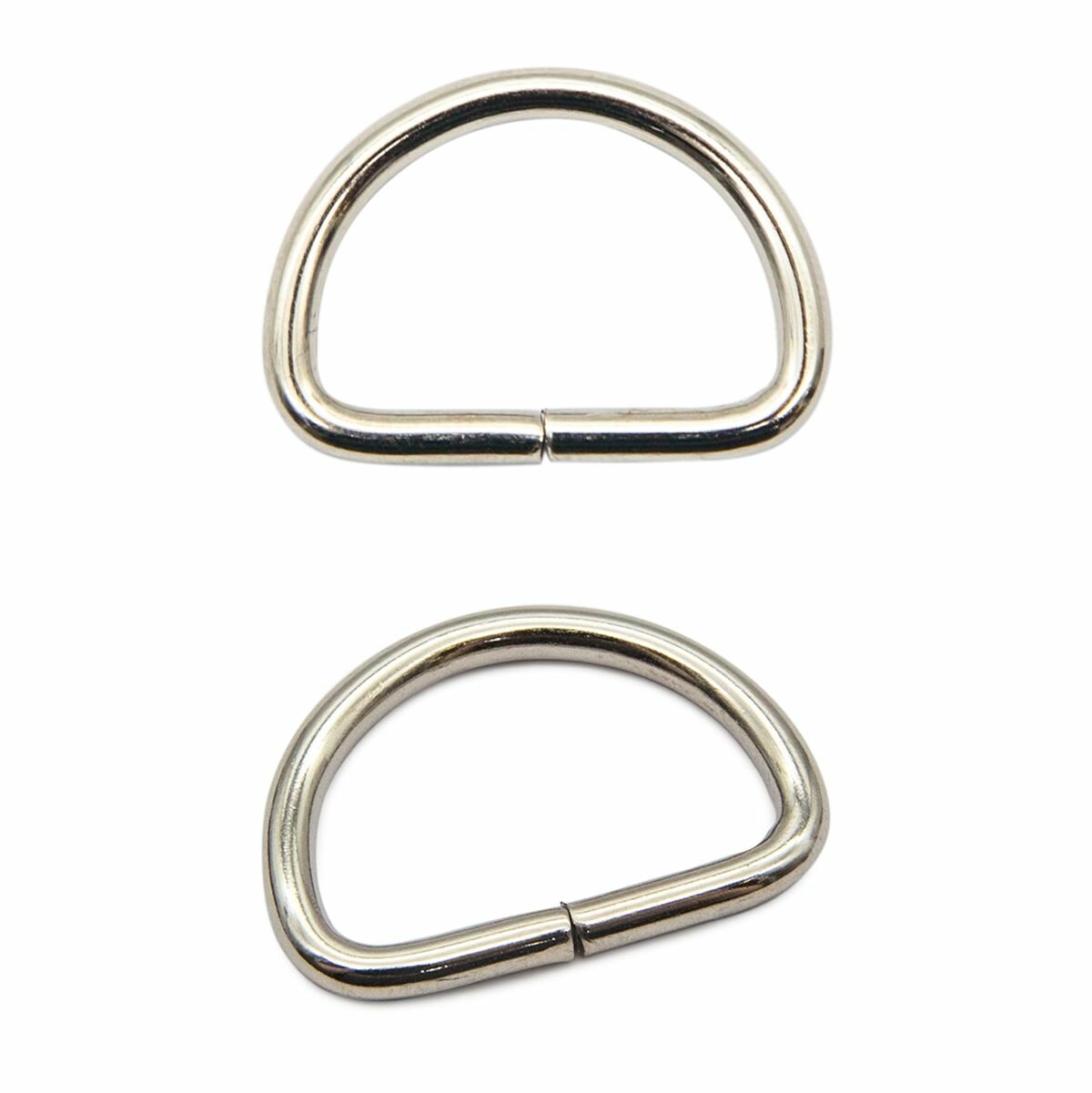 816B-113 Полукольцо разъемное 20мм (25*18мм, d-2,5мм) металл (никель)