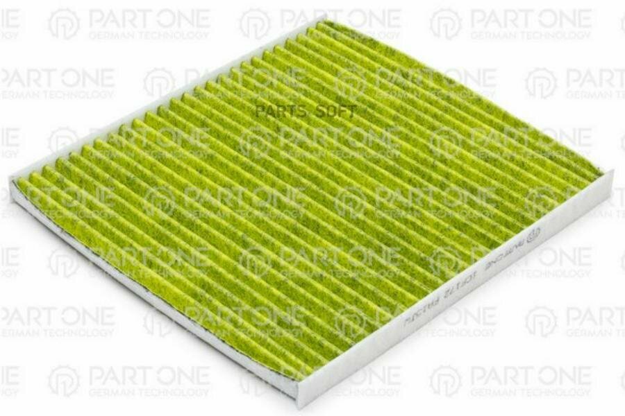 1CF172 PART-ONE Фильтр салона антибактериальный HYUNDAI: SOLARIS 10-, KIA: RIO [DX] 11-