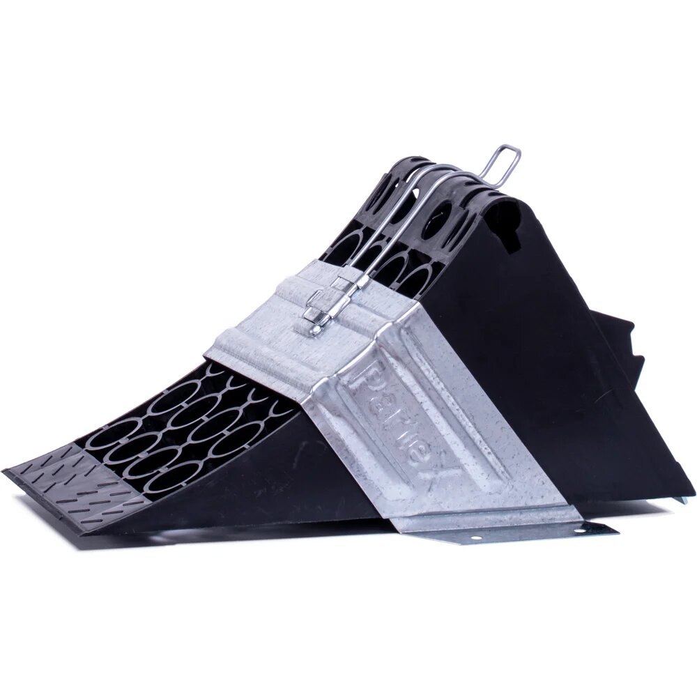 Противооткатный комплект упор Partex пластиковый, 160 мм, черный, кронштейн для упора НФ-0000548