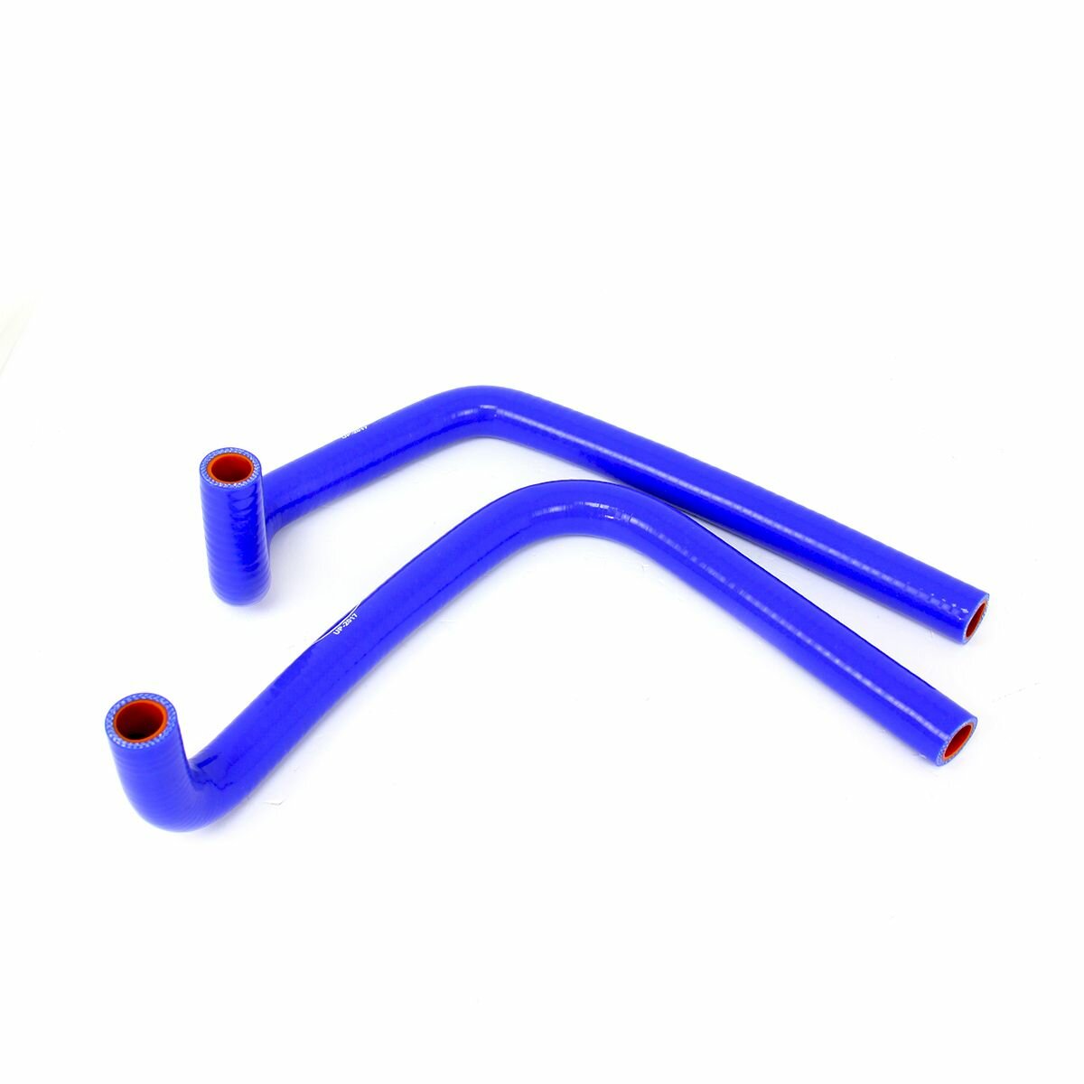 Патрубки отопителя для а/м УАЗ Patriot с 2017 г. в. (к-т 2шт) силикон (синий)