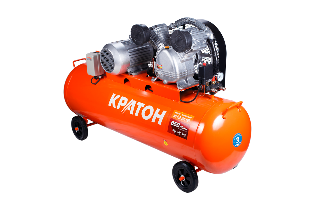 Компрессор с ременной передачей Кратон AC-850-300-BDV