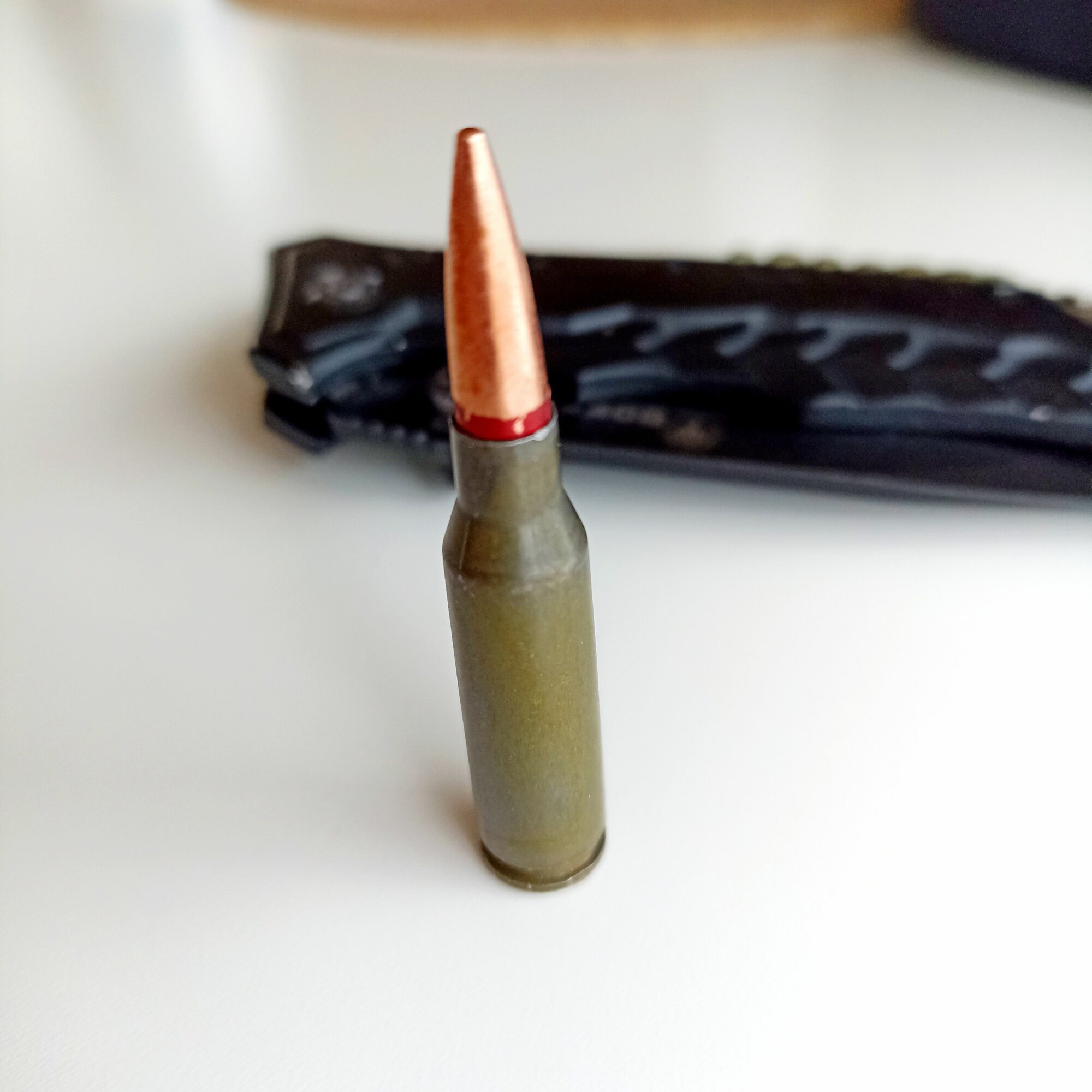 Бусина для темляка"Патрон АК 5,45*39". Отверстие 6 мм. Бусина темлячная. Гильза. Пуля.