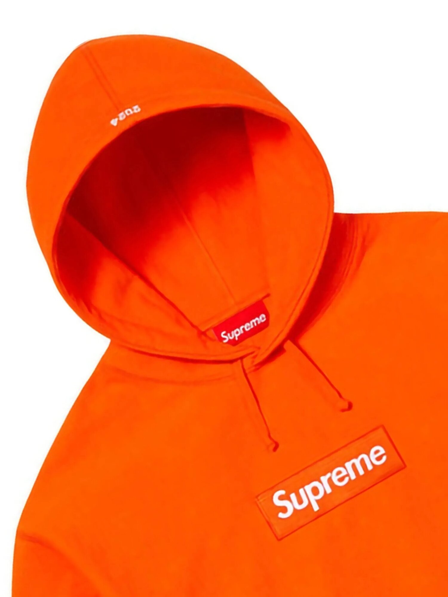 Худи Supreme Box Logo, размер 2XL, , orange — фото 1