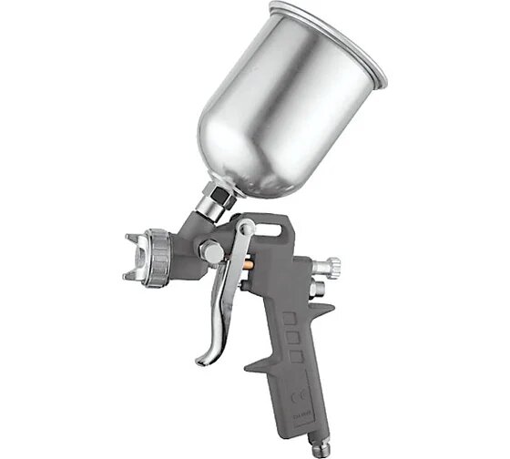 Краскопульт пневматический алюминиевый верхний бачок 600мл 1,5мм ФИТ 81003