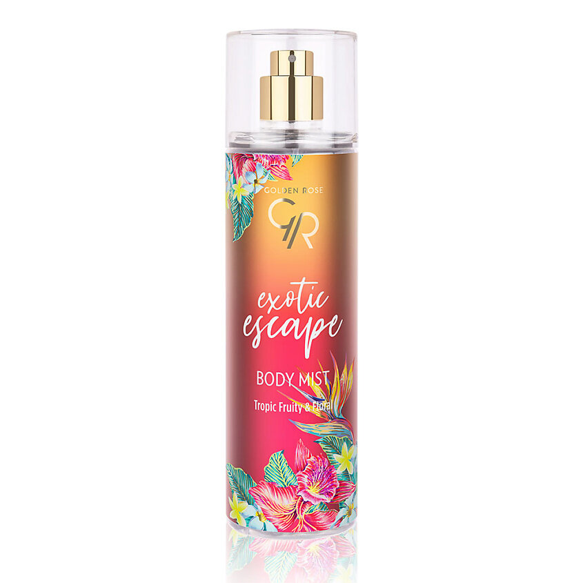 Мист спрей для тела Golden Rose EXOTIC ESCAPE BODY MIST Tropic Fruity & Floral 200 мл Фруктово-цветочный Веган