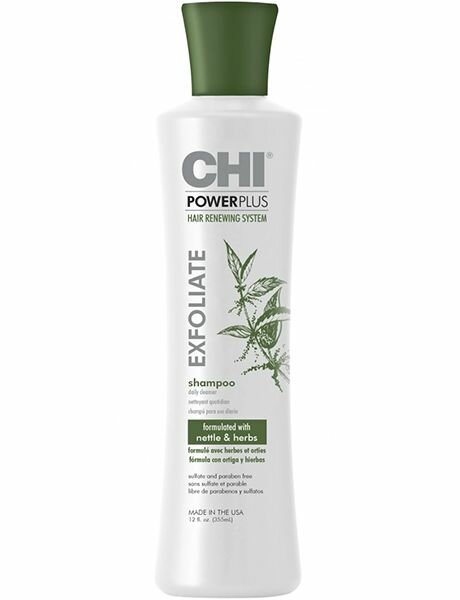 CHI Power Plus Exfoliate Shampoo - Отшелушивающий шампунь для глубокого очищения и детоксикации волос 355 мл