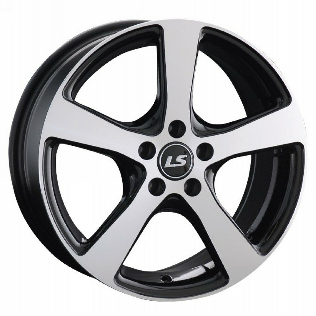 Колесный диск LS 956 7x17 5x112 ET40 57,1 BKF литой для автомобиля