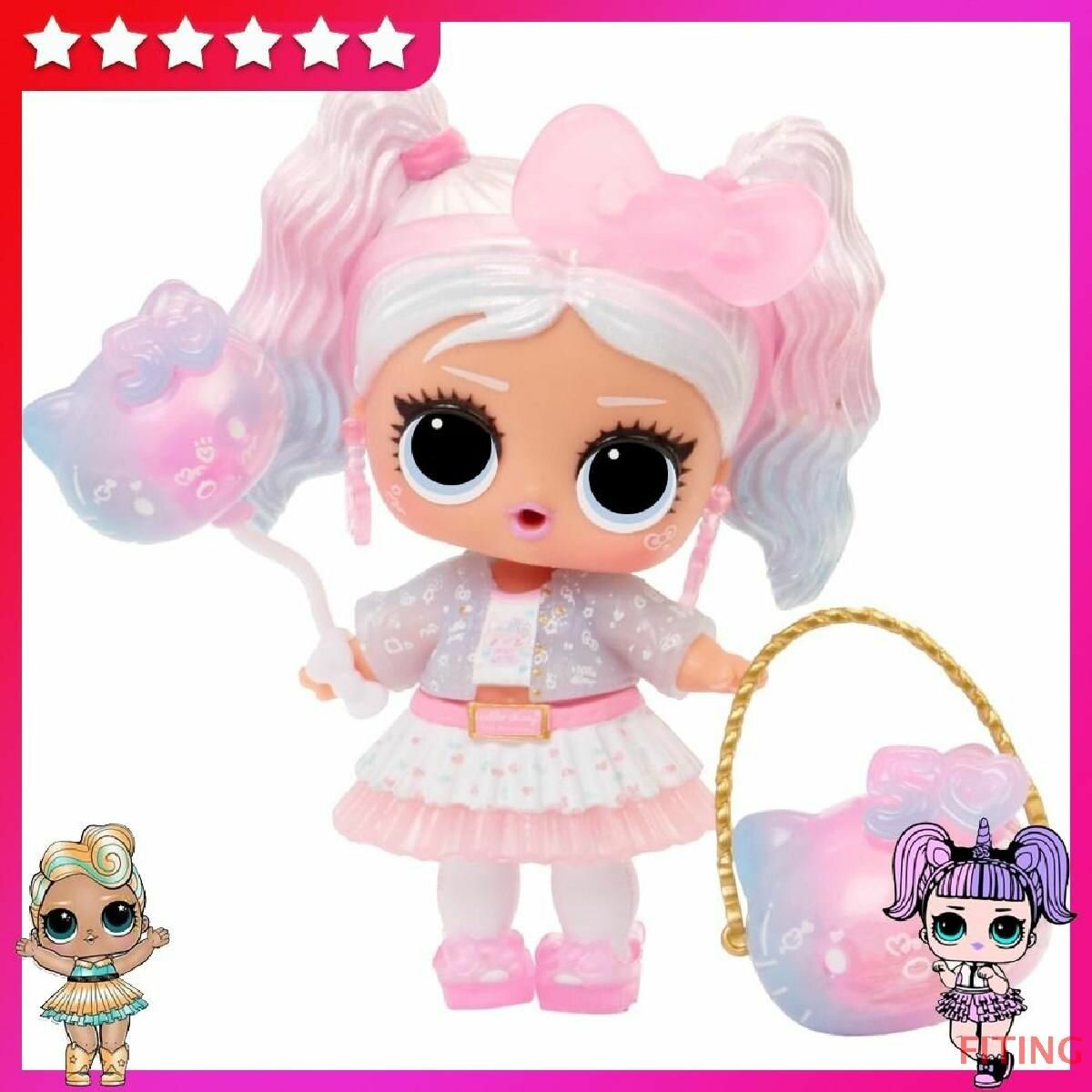 ЛОЛ куклы Hello Kitty 50th Anniversary Limited Edition сюрприз шар