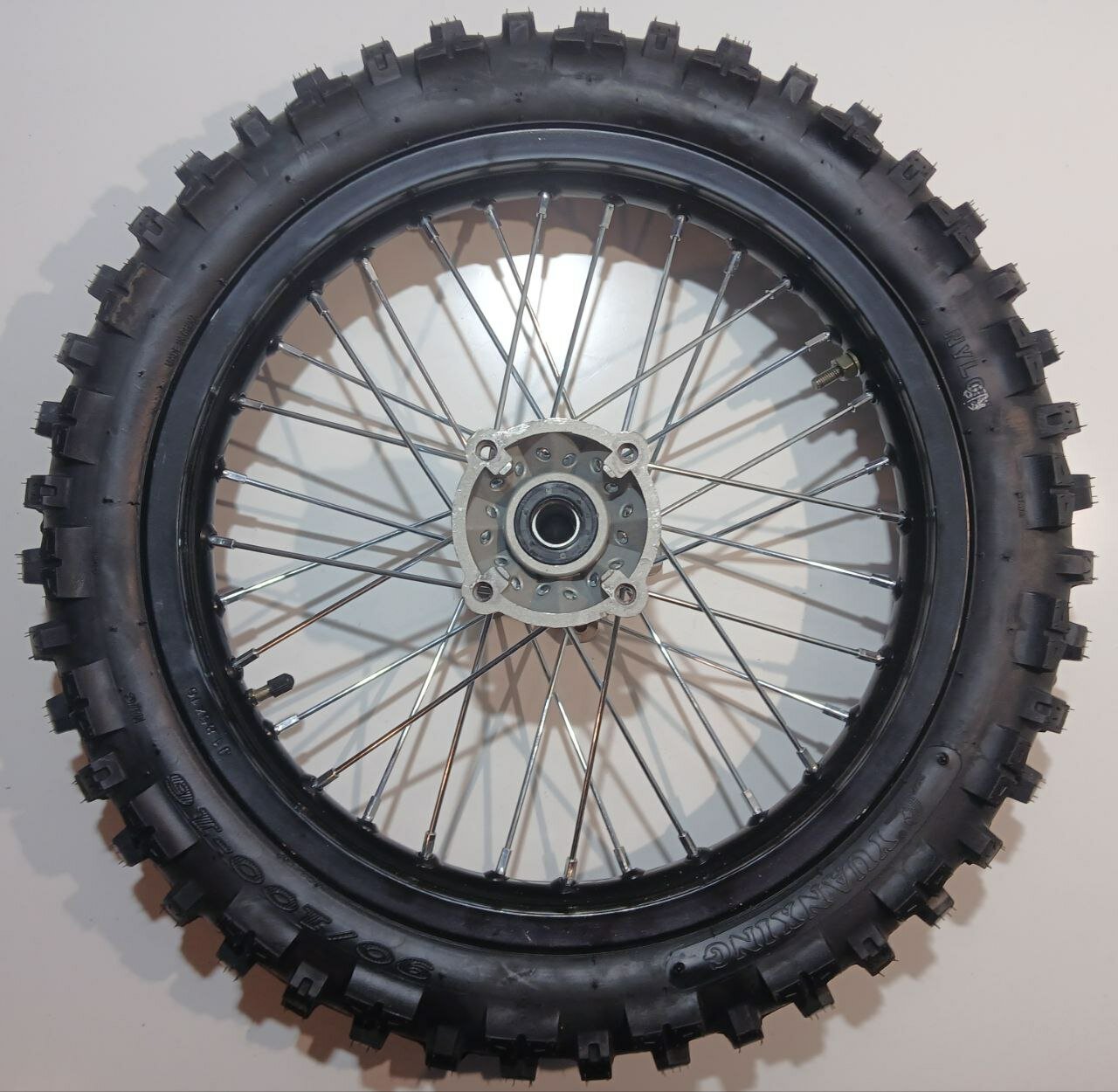 Колесо заднее в сборе 90/100-16" Питбайк PWR Racing FRZ 125