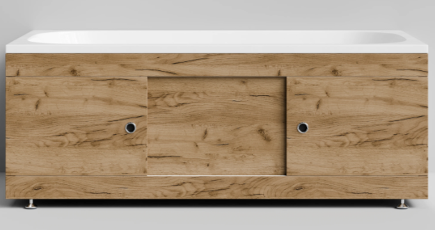 Экран - купе 150 под ванну дуб