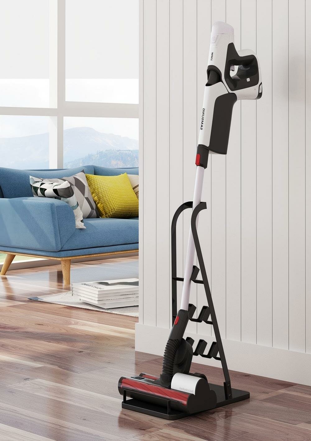 Подставка для хранения пылесоса, металл, универсальная, 1 шт