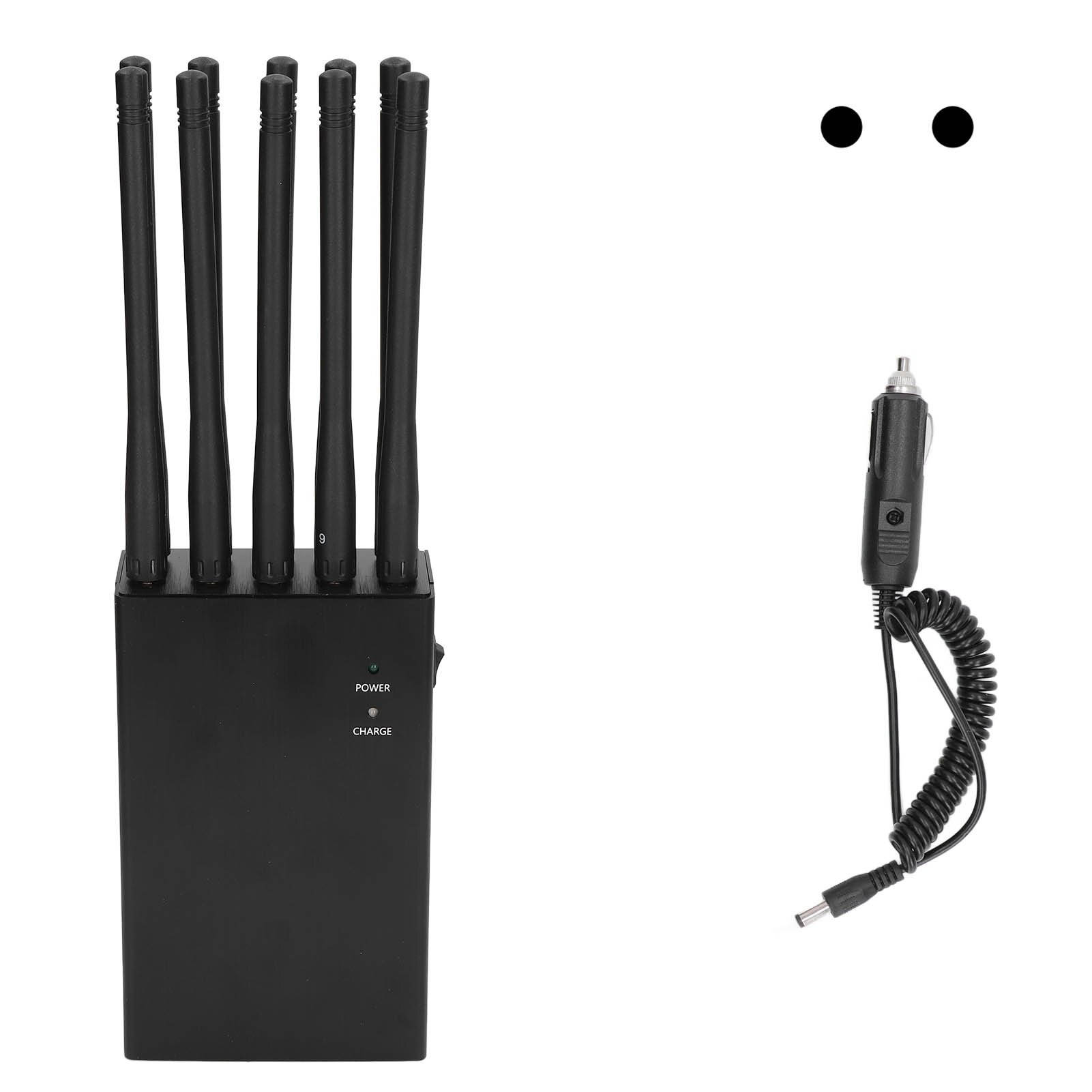 10-диапазонный ручной глушитель, радиус 15м, 110-240В