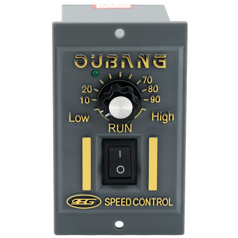 Регулятор скорости двигателя, переключатель управления переменным током, 1 ряд, 6 контактов, вращение по часовой и против часовой стрелки, аксессуар 250 Вт